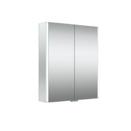 Spiegelschrank Welltime "Ahus", transparent (gespiegelt), B:60cm H:70cm T:13cm, Schränke, mit Soft-Close-Funktion, inklusive Beleuchtung, Breite 60 cm, FSC