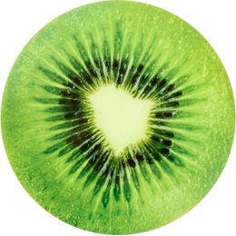 Platzset stuco "Summer Fruits Kiwi", grün, 6 Stk., Polypropylen, Obermaterial: 100% Polypropylen, Platzsets, rund