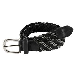 Pikeur G&uuml;rtel geflochten schwarz/schwarz 105 cm