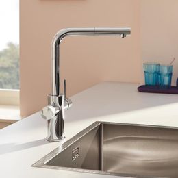 Grohe Blue Pure K&uuml;chenarmatur, f&uuml;r Filtersystem, ausziehbar, schwenkbar, 30601000,