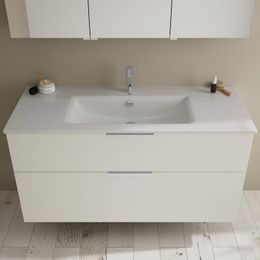 Burgbad Eqio Schrank mit Slim Keramik-Waschtisch, 2 Ausz&uuml;ge, SHBT122F2009C0001G0146,