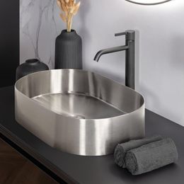 neoro n40 Aufsatzwaschtisch B: 55 H: 11,5 T: 35 cm, BN0737BS,