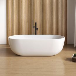 rivea Yara slim freistehende Badewanne L: 178 B: 90 cm, BR0070WH,