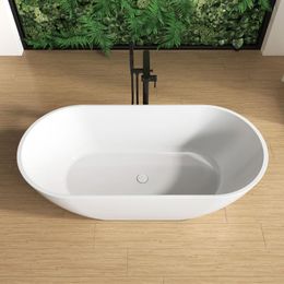 rivea Yara freistehende Badewanne L: 180 B: 85 cm, BR0069WH,