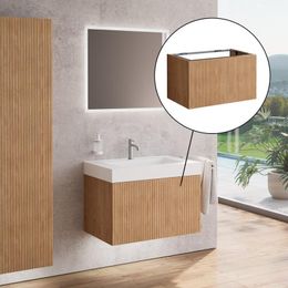 neoro n50 stripes Unterschrank B: 80 cm mit 1 Auszug, BN0482BPO,