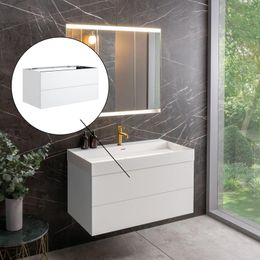 neoro n50 Unterschrank B: 100 cm mit 2 Ausz&uuml;gen, BN0423WM,