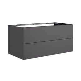 neoro n50 Unterschrank B: 100 cm mit 2 Ausz&uuml;gen, BN0423GR,