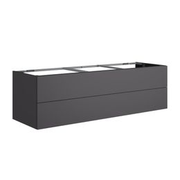 neoro n50 Unterschrank B: 160 cm mit 2 Ausz&uuml;gen, BN0497GR,