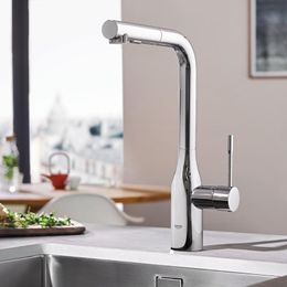 Grohe Essence K&uuml;chenarmatur, ausziehbar, schwenkbar, 30270000,