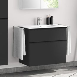 evineo ineo4 Unterschrank B: 80 cm, 2 Ausz&uuml;ge, mit Griff, f&uuml;r evineo ineo Waschtisch,, BE0201BM,