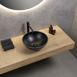 rivea Yara Aufsatzwaschtisch &Oslash; 38 H: 15 cm, mit pflegeleichter Oberfl&auml;che, BR0531BM,