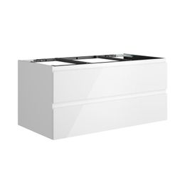 rivea Dia Unterschrank B: 100 cm mit 2 Ausz&uuml;gen, BR0033WH,