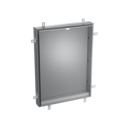 neoro n50 | n60 & rivea Einbaurahmen f&uuml;r Unterputz-Spiegelschrank B: 60 H: 88,2 T: 16,6 cm, BN0476MI,