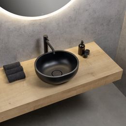 rivea Malie Aufsatzwaschtisch B: 40 H: 17,1 T: 35 cm, mit pflegeleichter Oberfl&auml;che, BR0526BM,
