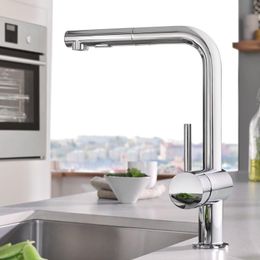 Grohe Minta Küchenarmatur, ausziehbar, schwenkbar, 30274000,