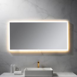 neoro n50 Metal Touch Lichtspiegel B: 140 cm, mit umlaufender Beleuchtung, direkt + indirekt, BN0030MI,