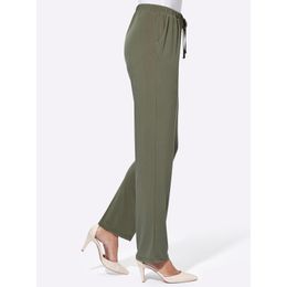 WITT Damen Jerseyhose in leichter Qualität, khaki, Größe 40