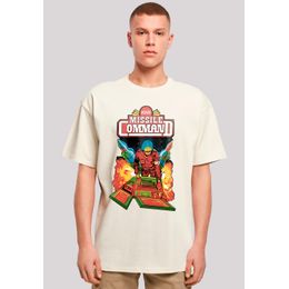 T-Shirt F4NT4STIC "Arcade Game Atari Retro", Herren, Gr. 4XL, beige (sand), Obermaterial: 100% Baumwolle, oversize, Rundhals, ohne Bündchen, Shirts, Premium Qualität