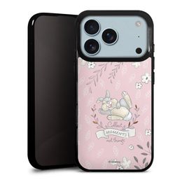 DeinDesign iPhone 17 Pro Handy Silikon Hülle Case schwarz Handyhülle Official Licensed Product Thumper Bambi