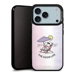 DeinDesign iPhone 17 Pro Handy Silikon H&uuml;lle Case schwarz Handyh&uuml;lle Snoopy Official Licensed Product Peanuts