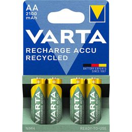 Varta Akku, wiederaufladbar, AA, 2100 mAh, VE 4 Stk, ab 10 VE