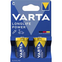 Varta LONGLIFE Power Batterie, Baugröße C, VE 2 Stk, ab 6 VE