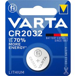 Varta ELECTRONICS Knopfzelle, CR2032, ab 10 Stk
