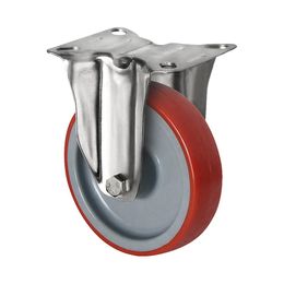 eurokraft basic PU-Reifen auf PA-Felge, Rad-&Oslash; x Breite 160 x 50 mm, ab 2 Stk, Bockrolle