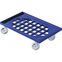 Transportroller, Gitterladefl&auml;che, Polypropylen-R&auml;der, 605 x 410 mm, ab 5 Stk kaiserkraft