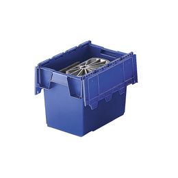 Mehrweg-Stapelbeh&auml;lter KAIMAN, Volumen 25 l, LxBxH 400 x 300 x 320 mm, blau, ab 10 St&uuml;ck kaiserkraft