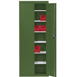 Mauser Magazinschrank, ohne Sichtlagerk&auml;sten, HxBxT 1740 x 680 x 280 mm, einfarbig, resedagr&uuml;n, ab 3 Stk