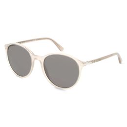 Persol 0PO3350S | Unisex-Sonnenbrille | Fassung: Vollrand, Panto, Acetat, Grau Transparent | Glasfarbe: Grau