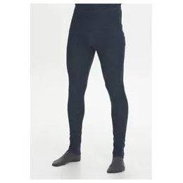 Lange Unterhose WHISTLER "BRADLEY", Herren, Gr. M, blau (dunkelblau), 45% Wolle, 45% Polyester, 10% Elasthan, meliert, Unterhosen Lange Unterhose, mit hohem Merinowolle-Anteil
