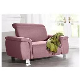 Sit & More Sessel SIT & MORE "Township", rosa (altrosa), B:93cm H:103cm T:106cm, Struktur (100% Polyester);Struktur fein (100% Polyester), Sessel, wahlweise mit elektrischer Wallfree-Funktion