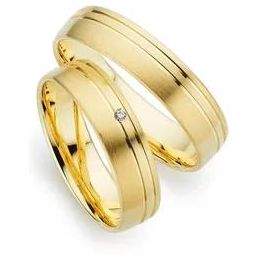 Phoenix Trauring PHÖNIX "Schmuck Geschenk Gold 333 Trauring Ehering LIEBE versch. Varianten" Gr. 68, gold (gelbgoldfarben), Fingerringe, 68, ohne Brillant, Gelbgold 333, 5mm, Made in Germany, wahlweise mit oder ohne Brillant