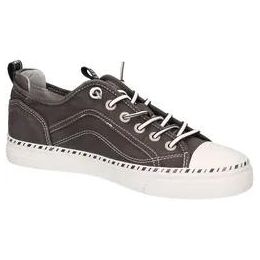 Slip-On Sneaker Mustang SHOES, Damen, Gr. 39, schwarz, Textil, Schuhe, Slipper, Schlupfschuh, Freizeitschuh mit farbiger Sohleneinfassung