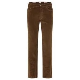 5-Pocket-Hose Brax "Style COOPER", Herren, Gr. 34, Länge 34, braun, Web, 98% Baumwolle, 2% Elasthan, Hosen