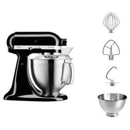 KitchenAid Küchenmaschine "5KSM185PSE", onyx schwarz, B:24cm H:36cm T:37cm, Küchenmaschinen