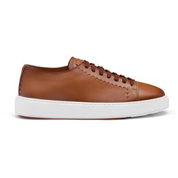 Santoni Low-Top Sneaker - Santoni Sneakers Brown - Gr. UK_11 - in Braun - f&uuml;r Damen