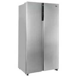 Beko Side-by-Side "GNO5324XPN", Energieeffizienz: C (A-G), edelstahl, look, B:91cm H:177cm T:67cm, Kühlschränke, AeroFlow – für deutlich länger frische Lebensmittel