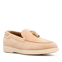 Giuseppe Zanotti Loafer - Velours Beige - Gr. 37 (EU) - in Beige - f&uuml;r Damen