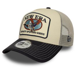 New Era Trucker Animal Patch Cap - beige - Gr. Einheitsgröße - Baumwolle/Polyester