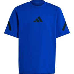 Adidas Zne T-Shirt Kinder - blau - Gr. 164 - Baumwolle/Polyester