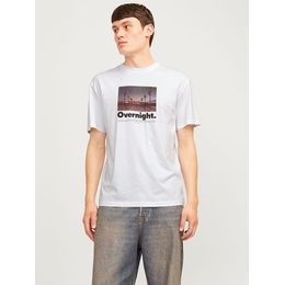 Jack & Jones Jack & Jones Shirt in Wei&szlig; - 50% | Gr&ouml;&szlig;e XL | Herren-plussize