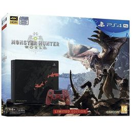 Sony PlayStation 4 Pro 1000GB - Schwarz - Limited Edition Monster Hunter + Monster Hunter