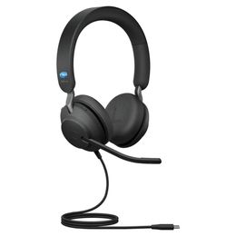 Jabra Evolve2 40 SE Kopfhörer Noise cancelling mit Mikrofon - Schwarz