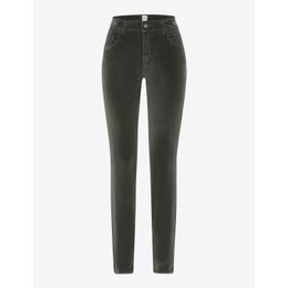 Brax Damen Röhrenjeans Style SHAKIRA DEEP FOREST, dunkelgrün, Gr. 34
