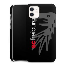 DeinDesign iPhone 12 mini Handy Premium Case Smartphone Handyh&uuml;lle Schutzh&uuml;lle matt Logo Sc Freiburg Official Licensed Product Premium Case