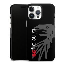 DeinDesign iPhone 14 Pro Max Handy Premium Case Smartphone Handyh&uuml;lle Schutzh&uuml;lle matt Logo Sc Freiburg Official Licensed Product Premium Case