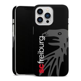 DeinDesign iPhone 13 Pro Handy Premium Case Smartphone Handyh&uuml;lle Schutzh&uuml;lle matt Logo Sc Freiburg Official Licensed Product Premium Case